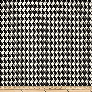 Premier Prints Large Houndstooth Black, Fabric by the Yard