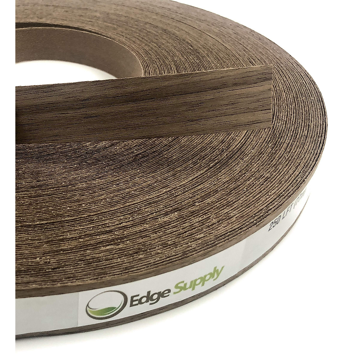 Edge Supply Walnut Preglued 1" X 25' Roll Wood Veneer Edgebanding - Iron on with Hot Melt Adhesive. Sanded to Perfection. Easy Application. Made in USA.