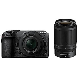 Nikon Z30 Mirrorless Camera with 16-50mm and 50-250mm Lenses with Advanced Accessory and Travel Bundle (Included 1-Year Nikon Warranty) | 1743 | Nikon Z30