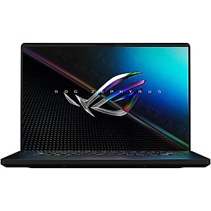 ASUS ROG Zephyrus M16 16″ WQXGA (2560×1600) 165Hz Gaming Laptop - 12th Gen Intel Core i9-12900H 14-Core up to 5.0 GHz CPU, 16GB DDR5 RAM, 2TB PCIe SSD, GeForce RTX 3070 Ti 8GB GDDR6, Windows 11 Pro