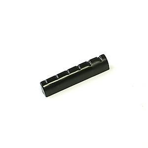 Slotted Nut Replacement For Electric/Acoustic Guitar 42mm 1-11/16,Black