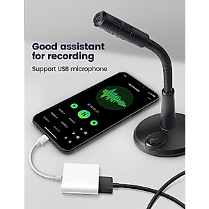 HzyknPower USB Adapter for iPad/iPhone, USB Female Adapter,USB OTG Data Sync Cable,Supports USB Flash Drives,Memory SD Card Readers,MIDI Players,Mouse Keyboards,Plug&Play