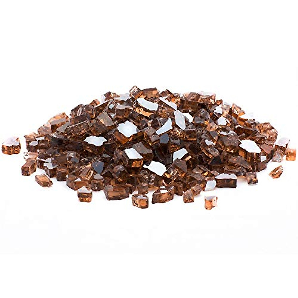 Margo Garden Products 1/2" 10lbs Dragon Glass, 10 lb, Copper