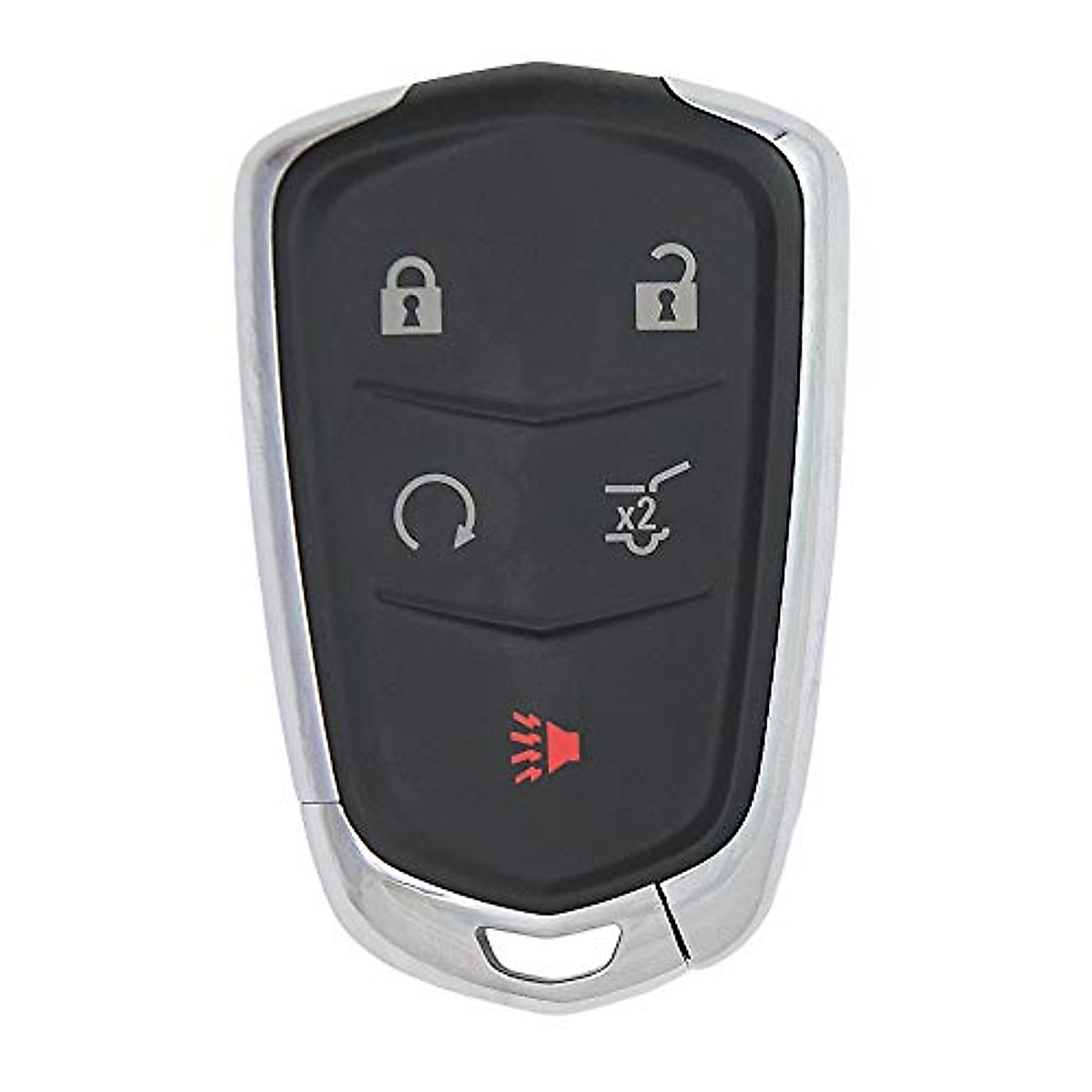 Keyless2Go Replacement for 5 Button Proximity Smart Key for Cadillac HYQ2EB 13598516