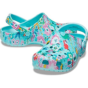 Crocs Unisex Classic Disney x Vera Bradley Little Mermaid Clogs, Pure Water, Numeric_8 US Men