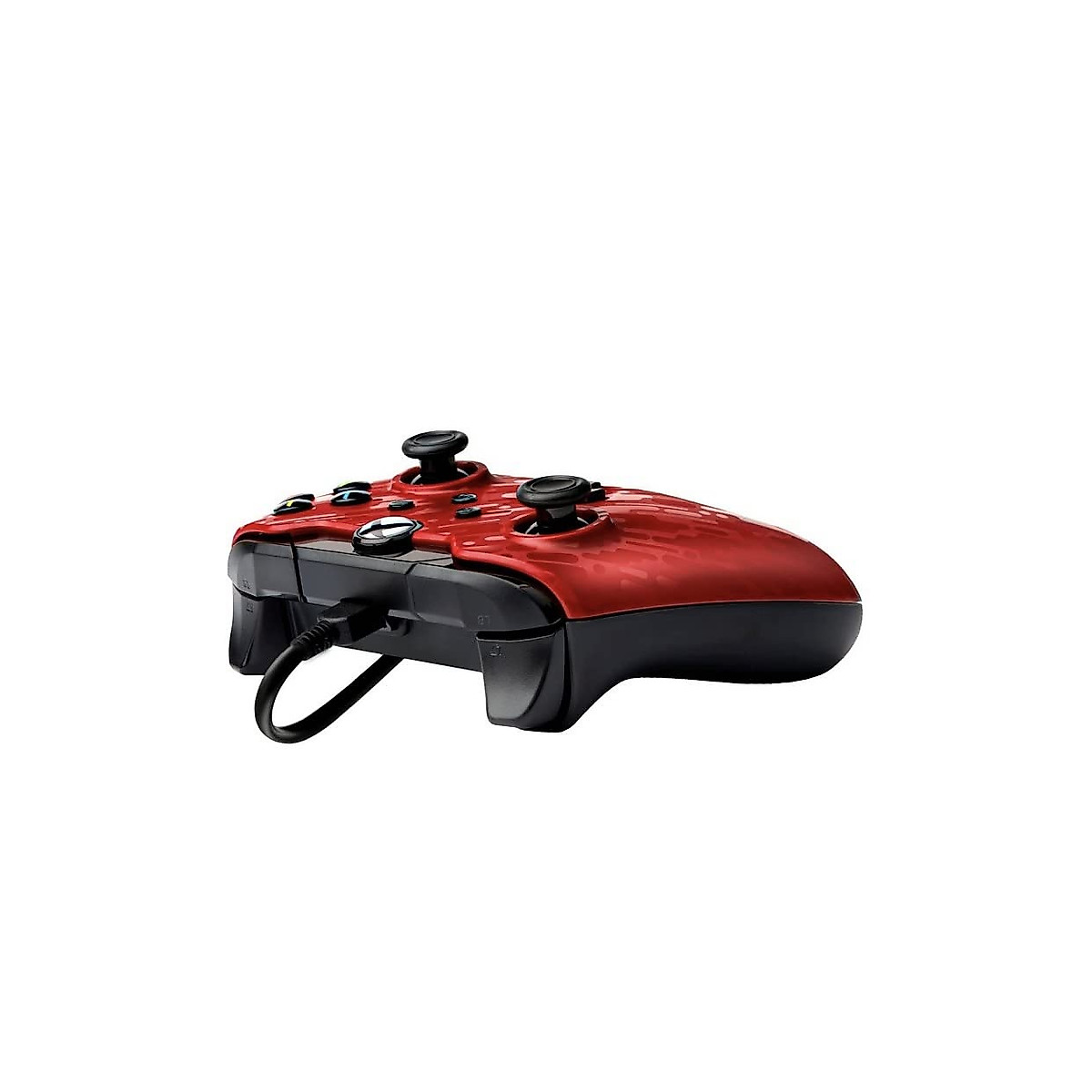 PDP Wired Game Controller - Xbox Series X|S, Xbox One, PC/Laptop Windows 10, Steam Gaming Controller - Perfect for FPS Games - Dual Vibration Videogame Gamepad - Red Camo/Camouflage