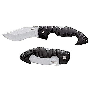 Cold Steel unisex adult Spartan Lockback FOLDER KNIFE, Black, 4.5 US