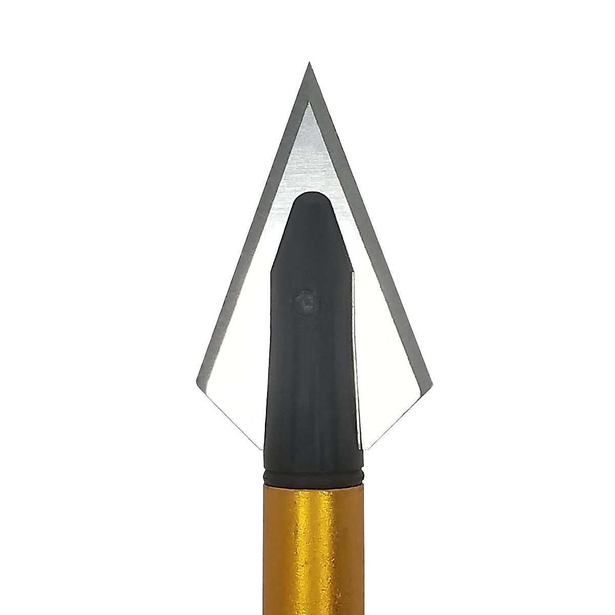 BOLT Crossbows Broadhead Hunting Bolts 3 Pack, 6.5", Gold