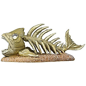 Penn-Plax Zombie Fish Aquarium Ornament, 7.2 by 3.5 by 3-Inch