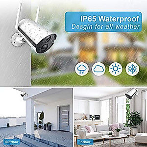 LaView Security Cameras Wireless Outdoor,1080P HD Battery Powered 14400mAh, Outdoor Security Cameras with AI Motion Detection, Night Vision,IP65 Waterproof, SD Slot & USA Cloud Service