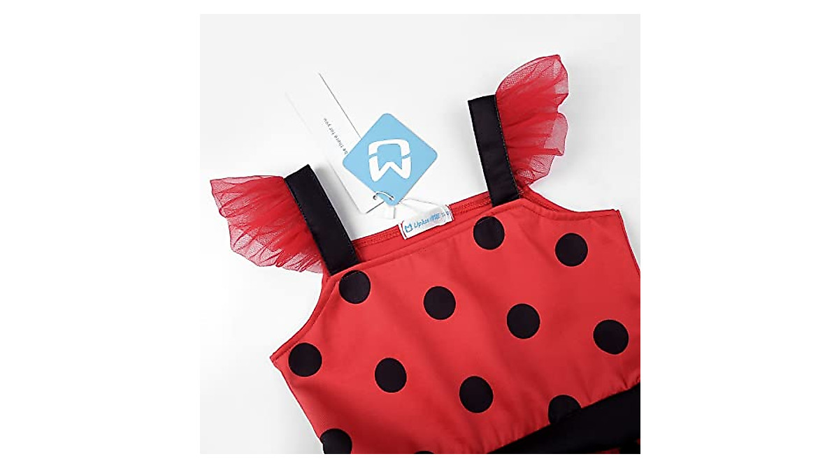Cute Uplus ME Ladybug Costume for Girls - Perfect for Play