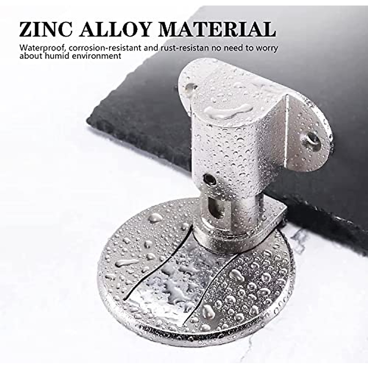 Magnetic Door Stop, Magnetic Door Stoppers for Bottom of Door, Adhesive No Drilling, Protect The Door from Collision When Opened (Silver 1)