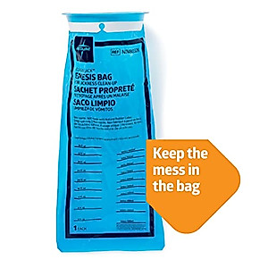 Medline Blue Emesis Bags, Vomit Bags, Motion Sickness Bags, Disposable, Graduated Markings, Urgent Cares, Cars, Boats, Planes, 24 Pack