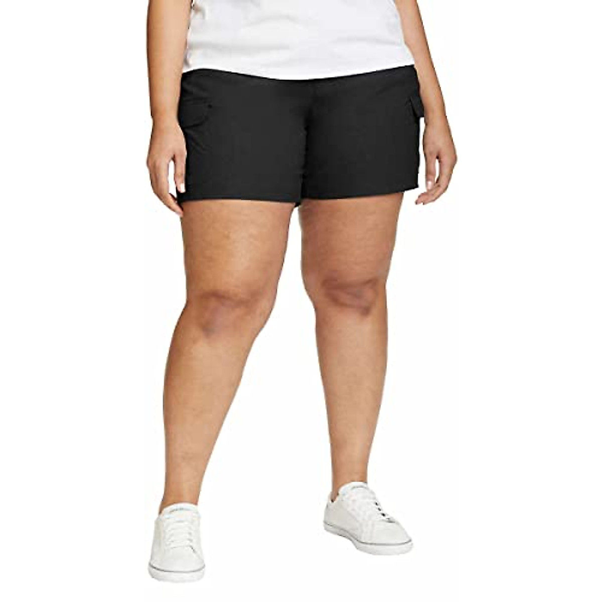 Eddie Bauer Womens Summer Trail Short Color Black (as1, Numeric, Numeric_4, Regular, Regular)