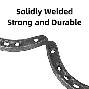 Desyeryamimi Camping Tripod,Campfire Tripod,Dutch Oven Tripod,Dutch Oven Table For Cooking-Steel Horseshoes,with Adjustable Height Legs- Ideal for Campfire Cooking and Cast Iron Dutch Oven(10"X 10")