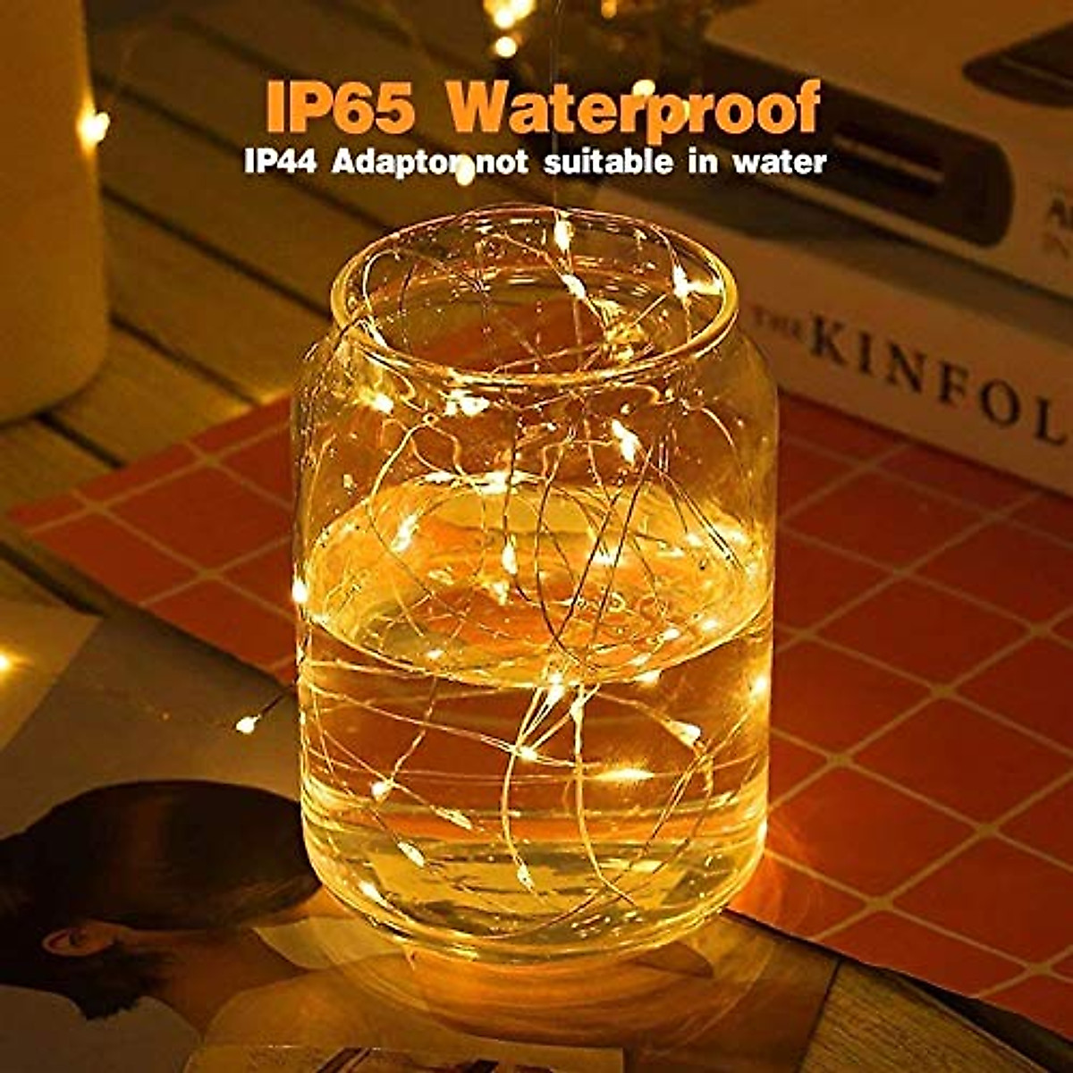 ZSMPY Fairy Lights Solar Lights Outdoor, 50/100/200 Lights,5m/10m/20m Fairy Lights Solar Christmas Lights for Patio, Garden, Home, Wedding, Pathway, Party (Warm White) (Size : 20m 200 Lights)