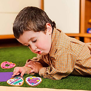 Valentines Day Foam Heart Crafts Kit in Bulk for Kids Classroom Exchange Gifts Party Favor Valentines Day Craft 12Pcs