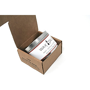 Wax and Oils Soy Wax Aromatherapy Scented Candles (Hot Apple Cider) 8 Ounces. Single