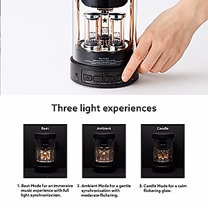 BALMUDA The Speaker | Portable Bluetooth Speaker | Clear 3 Dimensional Sound with Light Features