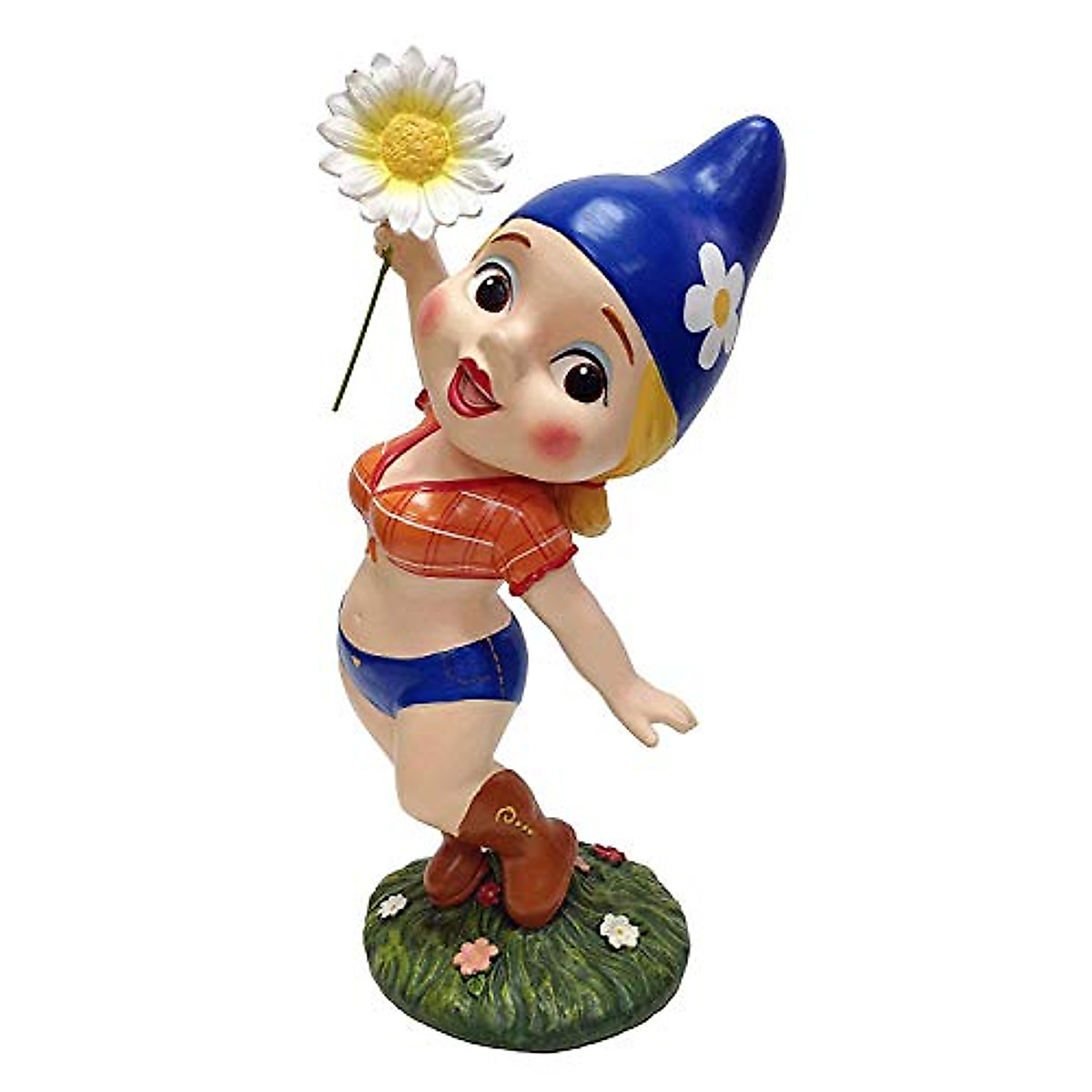 DIG Gnomeo and Tybalt Garden Statue, 10.3 by 10.75-Inch, Stone