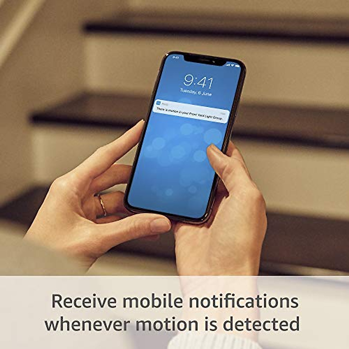 Ring Solar Floodlight -- Outdoor Motion-Sensor Security Light, White (Bridge required)