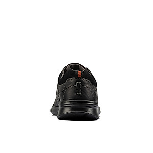 Clarks Men's Cotrell Edge Oxford, Black Oily Leather, 9.5 W US