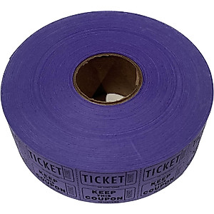 Ticket GURUS-Double Raffle Ticket Roll : roll of 2000- (Magenta)