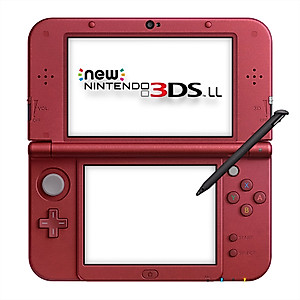 New Nintendo 3dsll Metallic Red