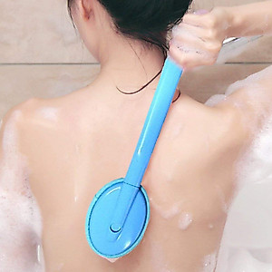 Easy Lotion Applicator, Back Rubs Massager Bath Brush, Extra Long Handle, Easily Self Apply Lotions, Great for Body Care