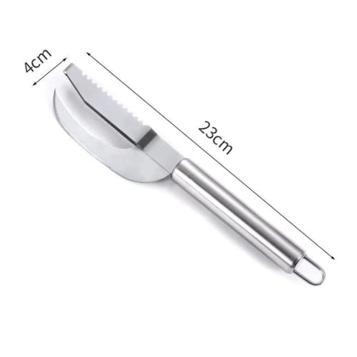 WOIWO 1PCS Stainless Steel Fish Belly Knife Multi-purpose Fish Knife Kitchen Fish Belly Knife Cleaning dirty Fish Scale Tool Fish Scale Planer