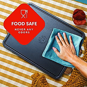 Cast Elegance Premium Steel Pizza Stone and Griddle for Grill and Oven, 17.5 x 13.5 inch, Rectangular