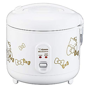 Zojirushi NS-RPC10KTWA Automatic Rice Cooker & Warmer, 5.5-Cup, White