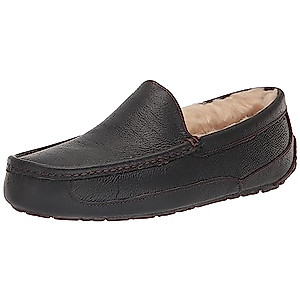 UGG Men's Ascot Discontinued Slipper, Dark Spice, 12
