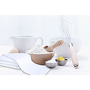 HIC Kitchen Jumbo Flour Sack Set, Heavyweight Cotton, 4-Pack - Super Absorbent, Lint-Free, Versatile for Cleaning, Cooking, Food Storage, 32 x 38 Inches, Machine Washable