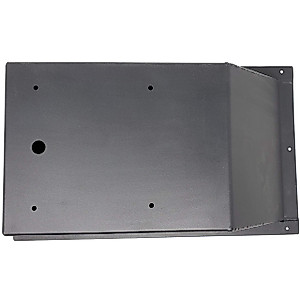 Lurwind Recessed Trolling Motor Foot Pedal Tray - Black Powder-Coated Aluminum, Fits Most Trolling Motor Tray Pedals, Pre-Drilled for Easy Install