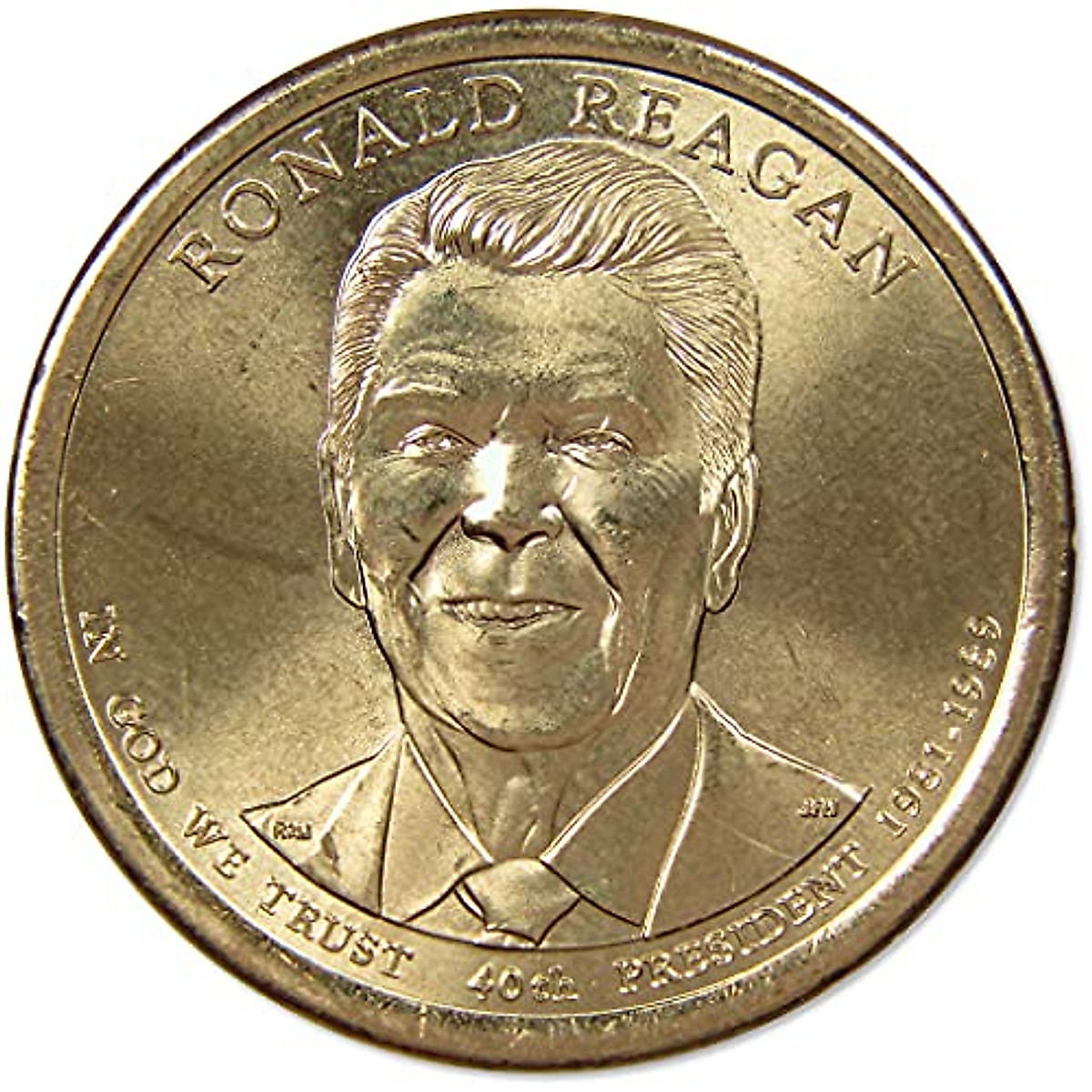 2016 P&D Ronald Reagan Presidential Dollar 2 Piece Set BU Uncirculated $1 Coins