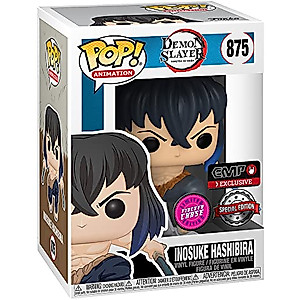 Funko Pop Animation: Demon Slayer - Inosuke Exclusive (Flocked)