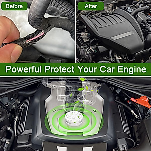 1 Pack Mouse Repellent for Car Engines with 12 Moth Balls for Mice, Natural Peppermint Rodent Moth Balls Indoor, Keep Chipmunk, Squirrel, Rats Away from House, Garage, Garden, Humans & Pets Safe