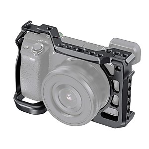 SMALLRIG Cage for Sony Alpha A6600/ILCE 6600 Mirrorless Camera with Cold Shoe Mounts - CCS2493