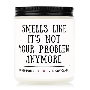 Niyewsor Scented Candle- Farewell Gifts for Coworkers, Going Away Gifts for Friend, Divorce Gifts for Women, Leaving Job/Goodbye/Retirement Gifts for Women, Nurse, Doctor, Teacher, Boss