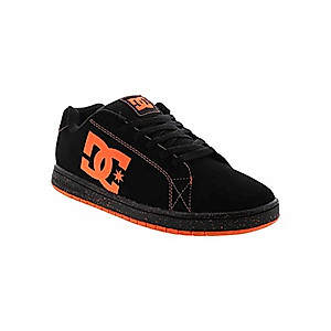 DC Men's Gaveler Low Shoe Skate, Black/Orange, 12