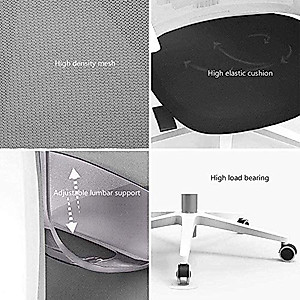 LUKEO Computer Chair Home Office Chair Study Chair Bedroom Chair Backrest Lift Chair Comfortable Sedentary Engineering Chair