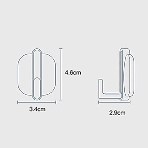 Haiqings Hook up 8pcs/Set of Sticky Wall Hooks Heavy Duty Mini Sticky Hanger Towel Rack Clothes Rack Home Kitchen Bathroom Office (Color : Multi-Colored) jiangyu1994 (Color : Multicolored)