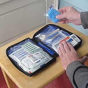 First Aid Only FAO-428 All-Purpose Emergency First Aid Kit for Home, Work, and Travel, 131 Pieces