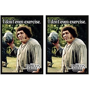 100 Legion Supplies Princess Bride I Don't Even Exercise Deck Protector Sleeves