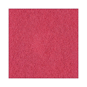 Boardwalk BWK4016RED 16 in. Buffing Floor Pads - Red (5/Carton)