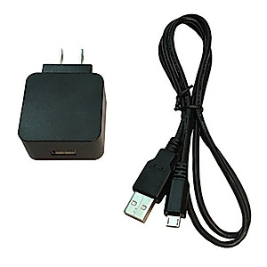 Compatible works for Sony A6000 AC Adapter/Wall Charger + USB Cable/Cord 3 Feet, Fast Charging and Data Transfer for Sony Alpha a6000 mirrorless Digital Camera (Travel Accessories Bundle Kit)