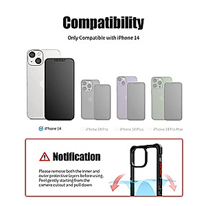 GOOSPERY Z Bumper Crossbody Compatible with iPhone 14 Case [Strap Included] Shock Absorbing Dual Layer Structure TPU Edge Crystal Clear PC Cover with Shoulder Strap Outdoor Design, Clear