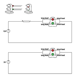 Evemodel 10 Sets Target Faces with LEDs Railway Dwarf Signal HO OO Scale 2 Aspects JTD21