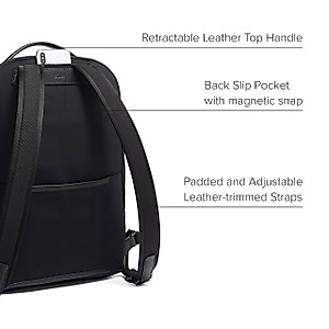 TUMI - Harrison Warren Laptop Backpack - 15 Inch Computer Bag for Men and Women - Black